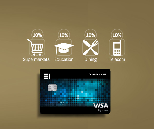 Cashback Plus Credit Card - Earn 10% Cash Back | Emirates Islamic